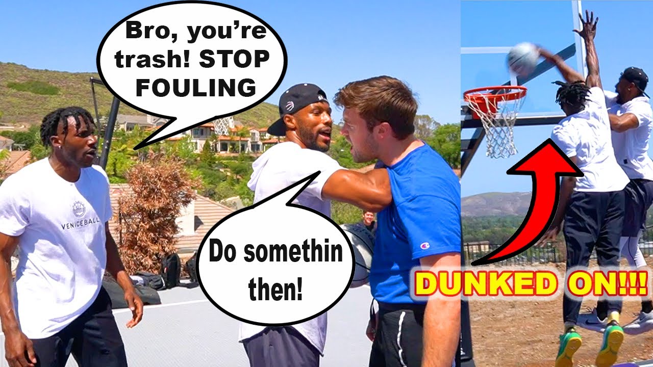 BASKETBALL LOW RIM KING of the COURT vs PROFESSIONAL DUNKERS (Things ...