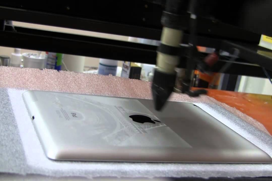 AP Lazer: iPad Laser Engraving Demo - YouTube