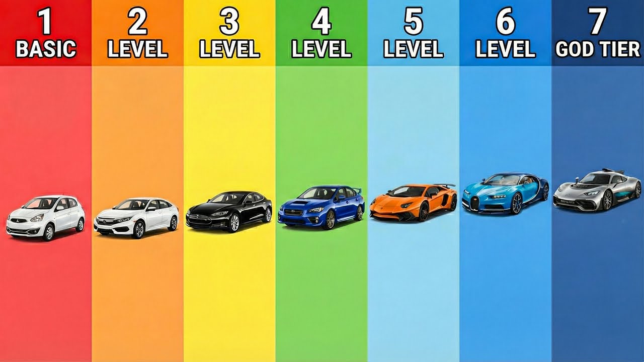 7 Levels of Cars Explained (2026) - YouTube