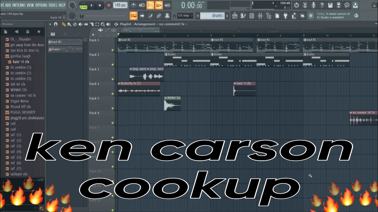 making a bouncy ken carson beat in fl studio - YouTube