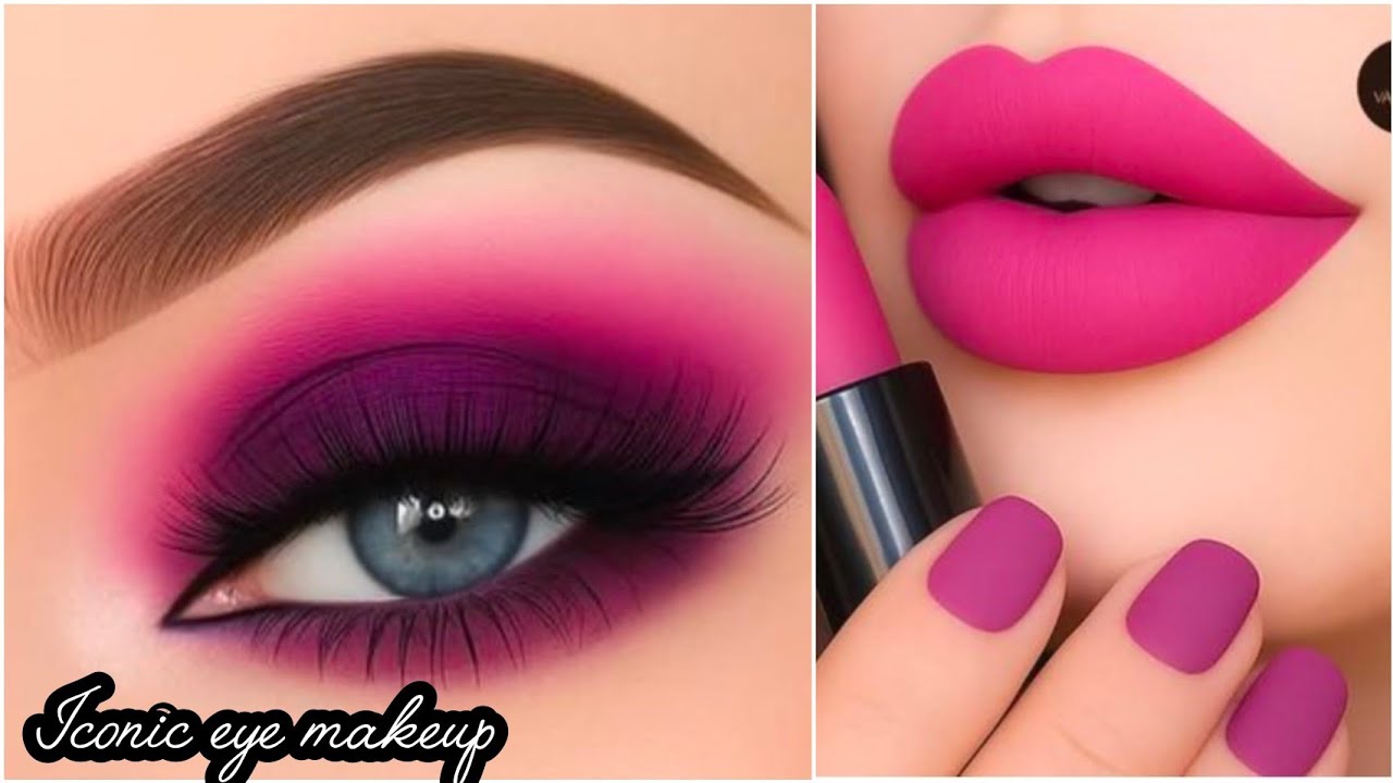 💞QUICK & EASY Pink Smokey Eye Makeup Tutorial - YouTube
