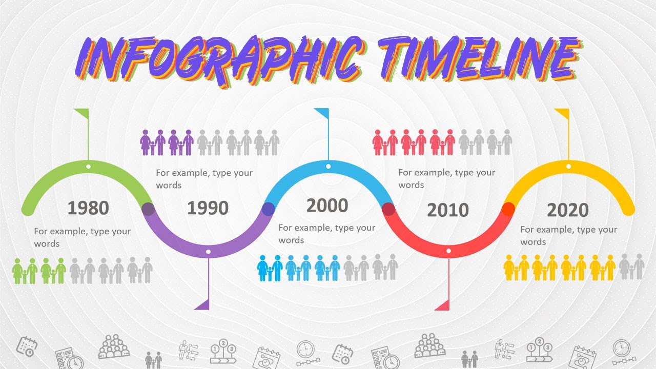 Animated PowerPoint Infographic Timeline Design Tutorial - YouTube