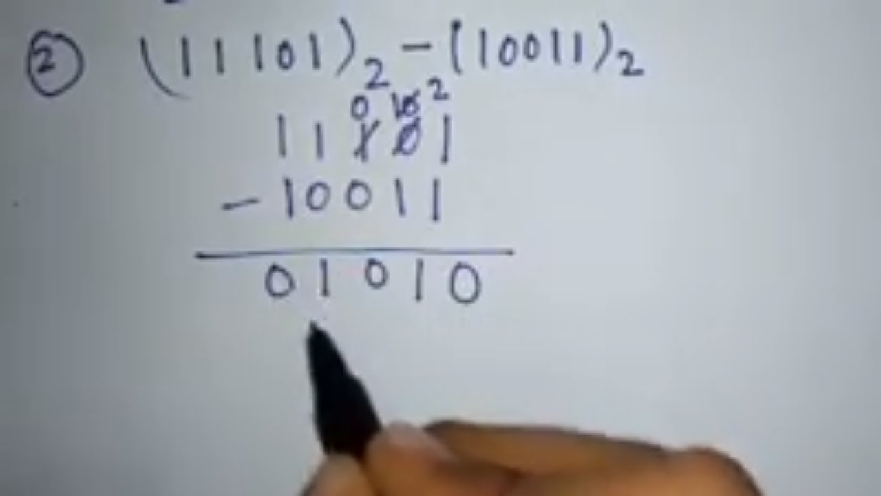 Binary Subtraction How To Subtract Binary Numbers Binary