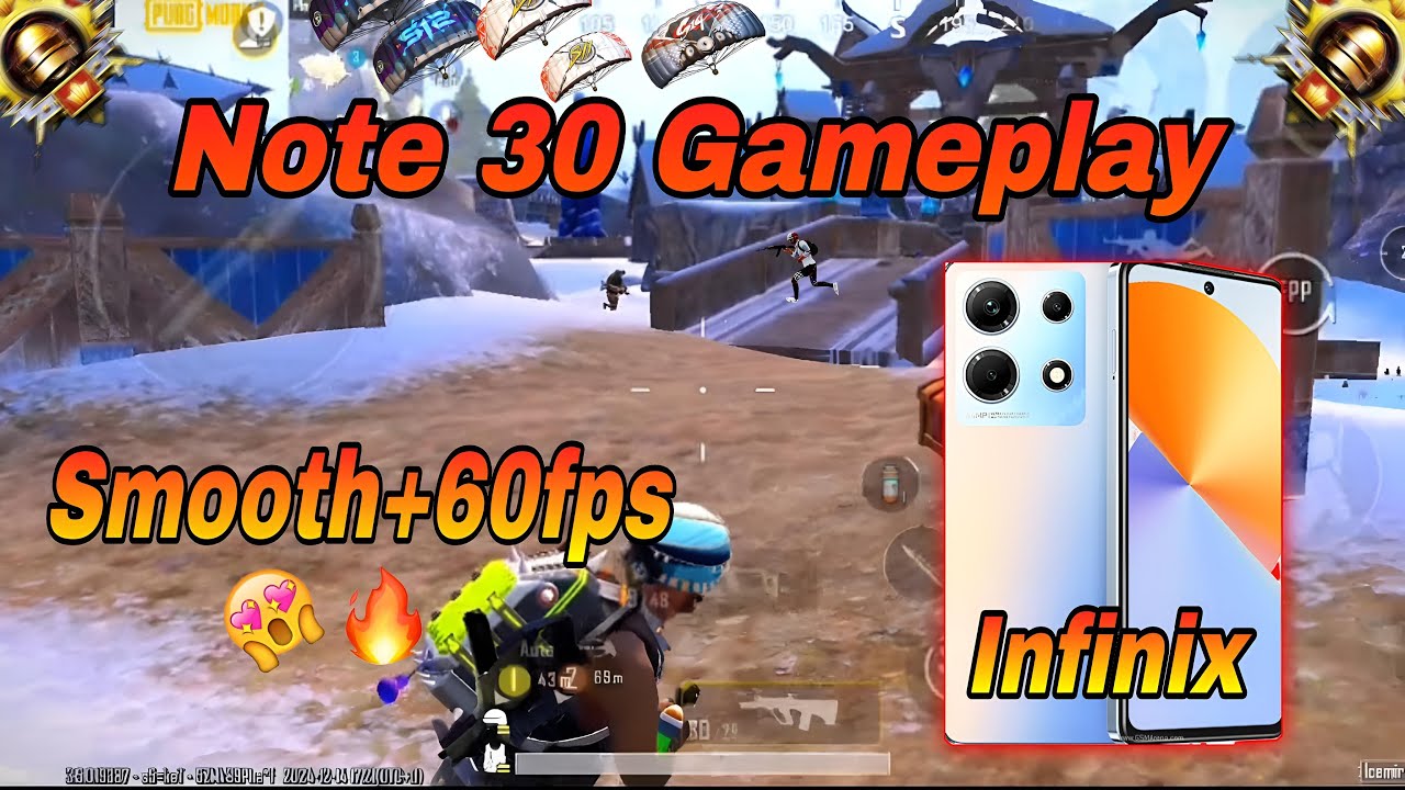 Infinix Note 30 Pubg Gameplay😍Infinix Note 30 Pubg Test | Smooth+60fps ...