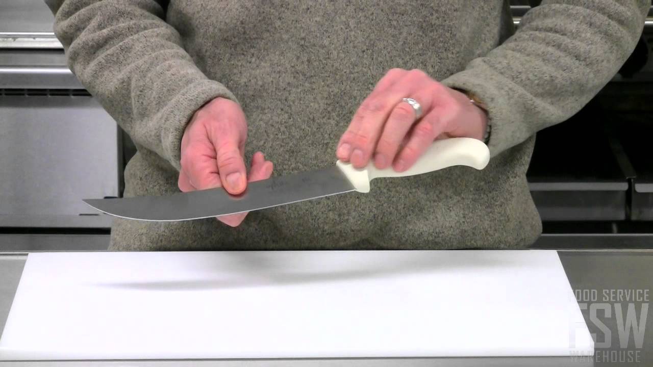 Update International (KP-10) - 10" German Steel Cimeter Knife at Food ...