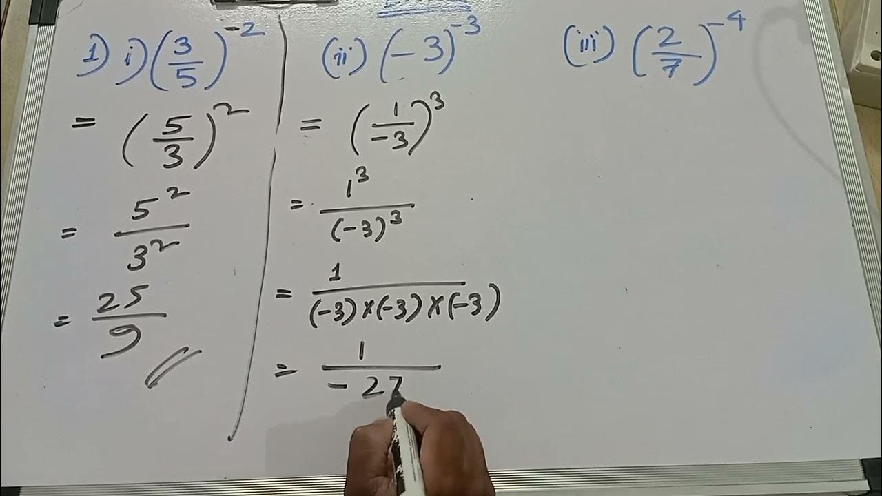 Question 1 || Chapter 2 || Exponents and Powers || Class 8 || ICSE Board - YouTube