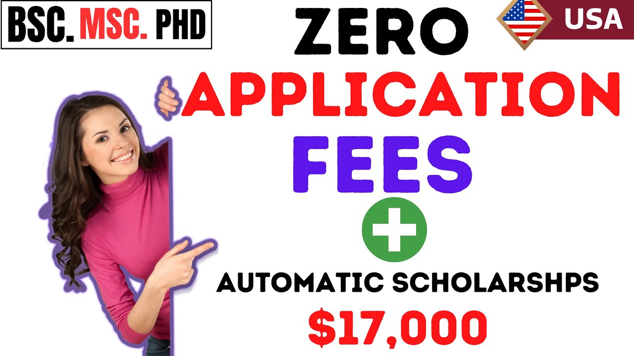 ZERO APPLICATION FEES| OPPORTUNITY FOR INTERNATIONAL STUDENTS TO STUDY ...