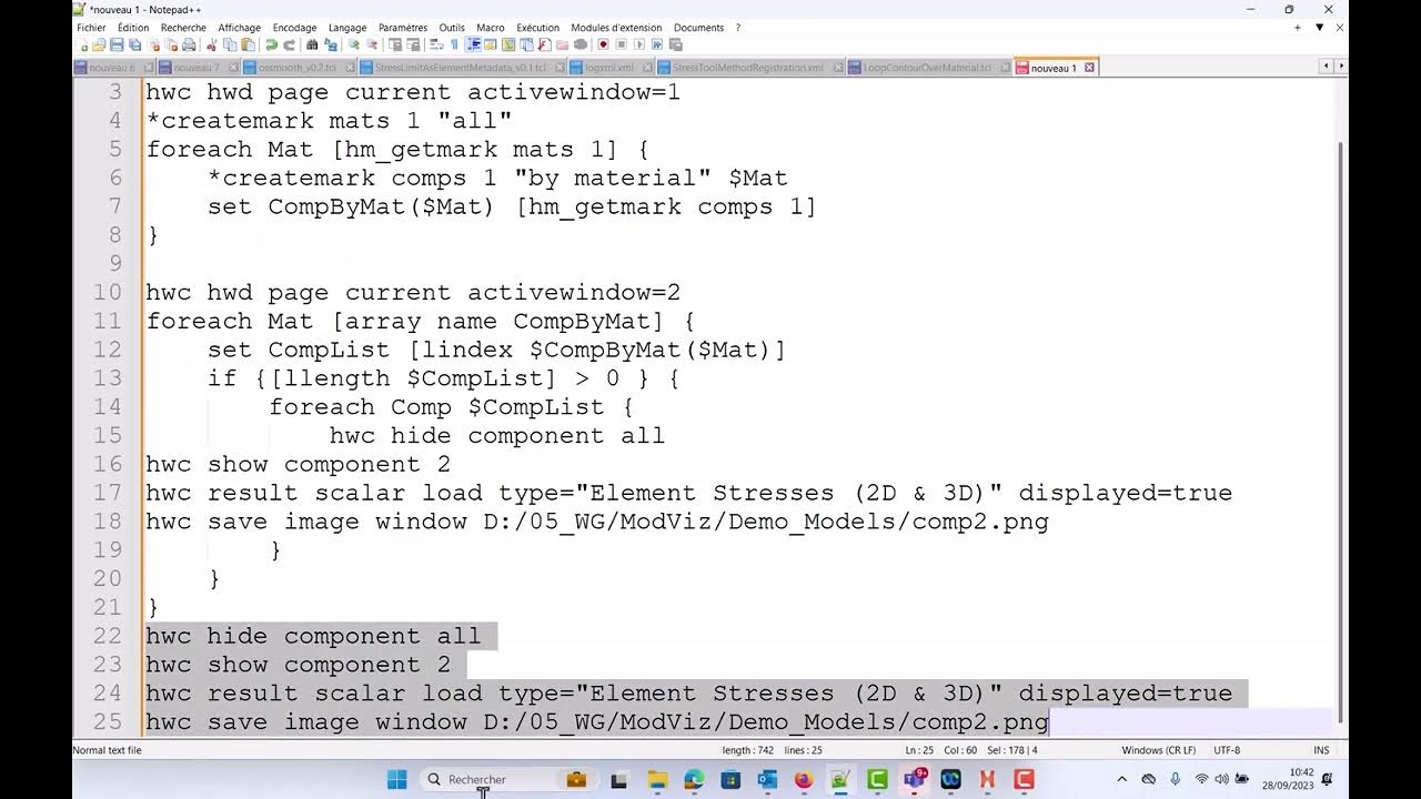 Mixing Hypermesh And Hyperview Scripting Youtube