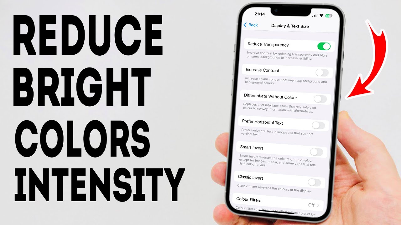 How To Reduce the Intensity of Bright Colors on iPhone - Full Guide ...