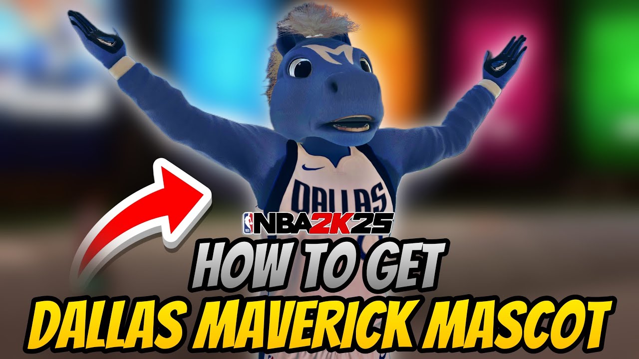 HOW TO GET DALLAS MAVERICKS MASCOT IN NBA 2K25! - YouTube