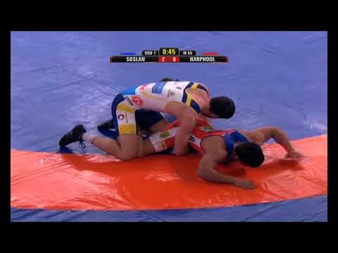 PWL 3 Day 12: Soslan Ramonov Vs Harphool Gulia at Pro Wrestling League ...