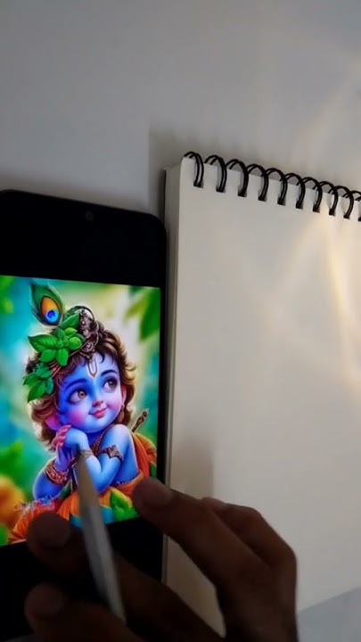 jay shree Krishna #viral shorts #drawing - YouTube