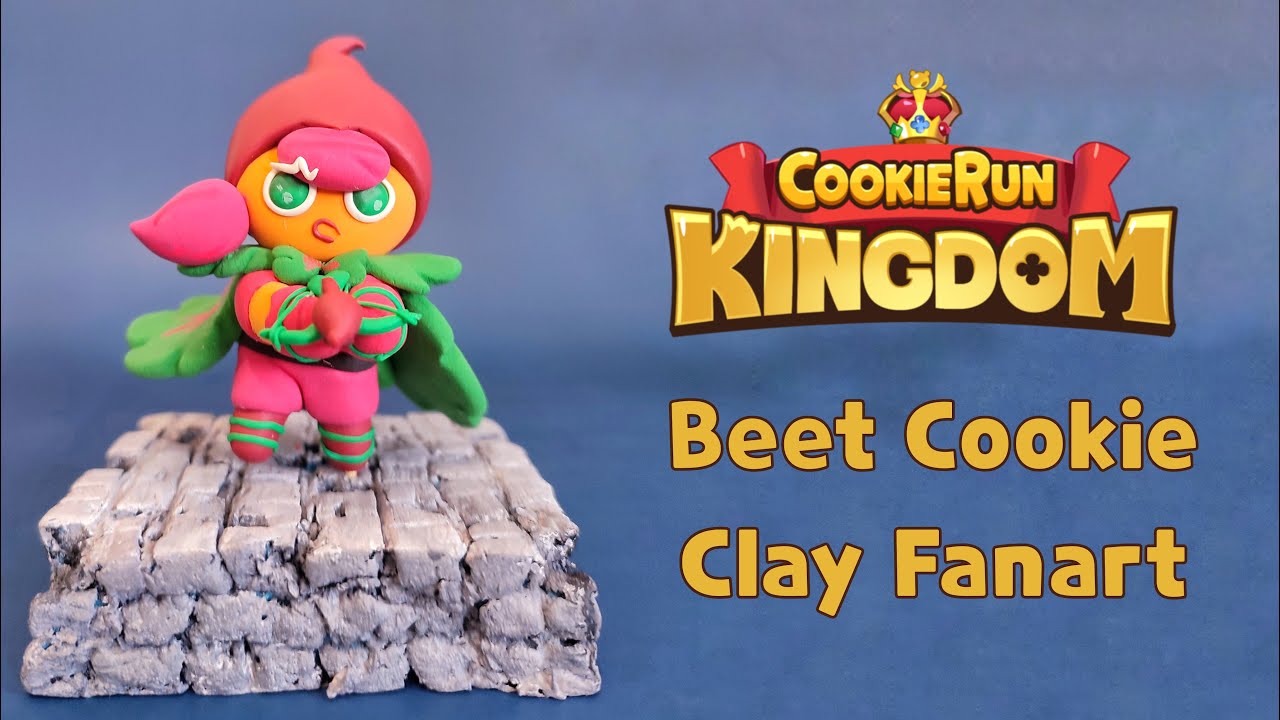 BEET COOKIE | COOKIE RUN KINGDOM | CLAY FANART - YouTube