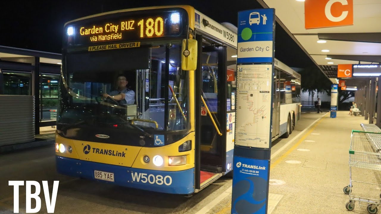 SEQ, AU: 180 OB: Queen Street Station Stop 3a to Garden City Bus ...