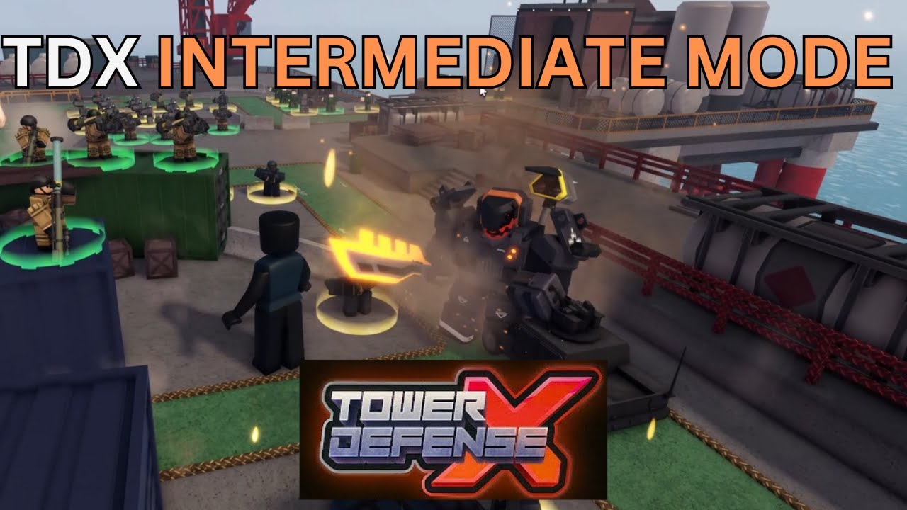 TDX IS HERE!!! Beating INTERMEDIATE mode | Tower Defense X | Roblox ...