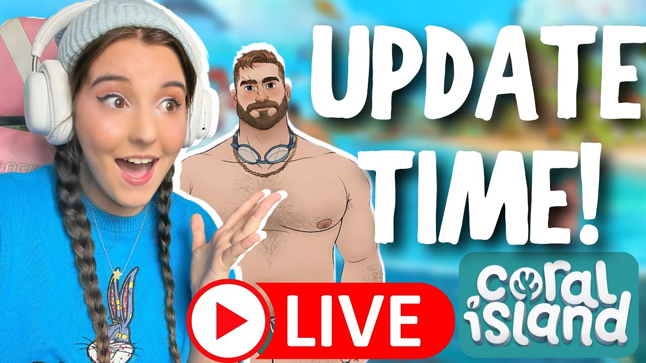🔴 First Look at The Coral Island Spring Update | Coral Island Live ...