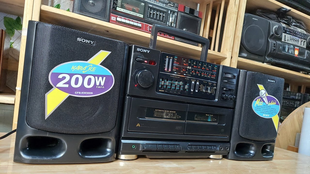 Đã Bán : Đài Cassette SONY CFS -KW300S Huyền Thoại | LH 0938.303.454 ...
