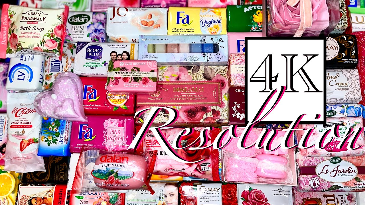 RE-UPLOAD 100 Soaps for my Valentines ️ ASMR Soap Haul Unboxing Opening ...