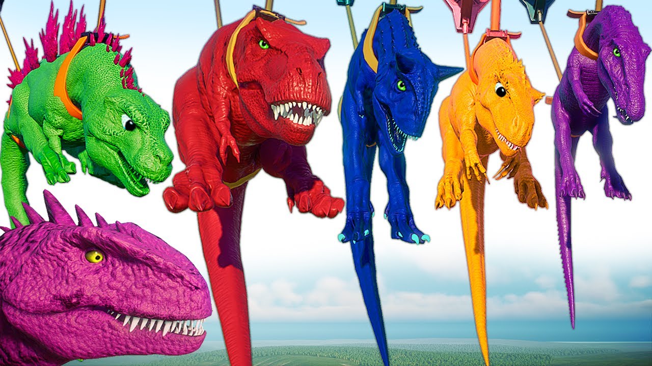 SUPERMAN Scorpios Rex Vs Iron Fist Godzilla & T-REX I-REX Jurassic ...