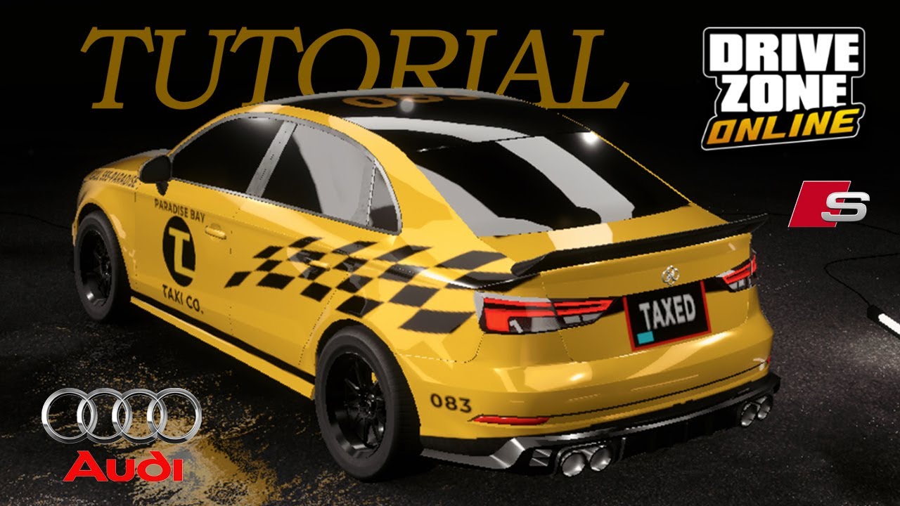 Drive Zone Online | Taxi Livery Tutorial - YouTube