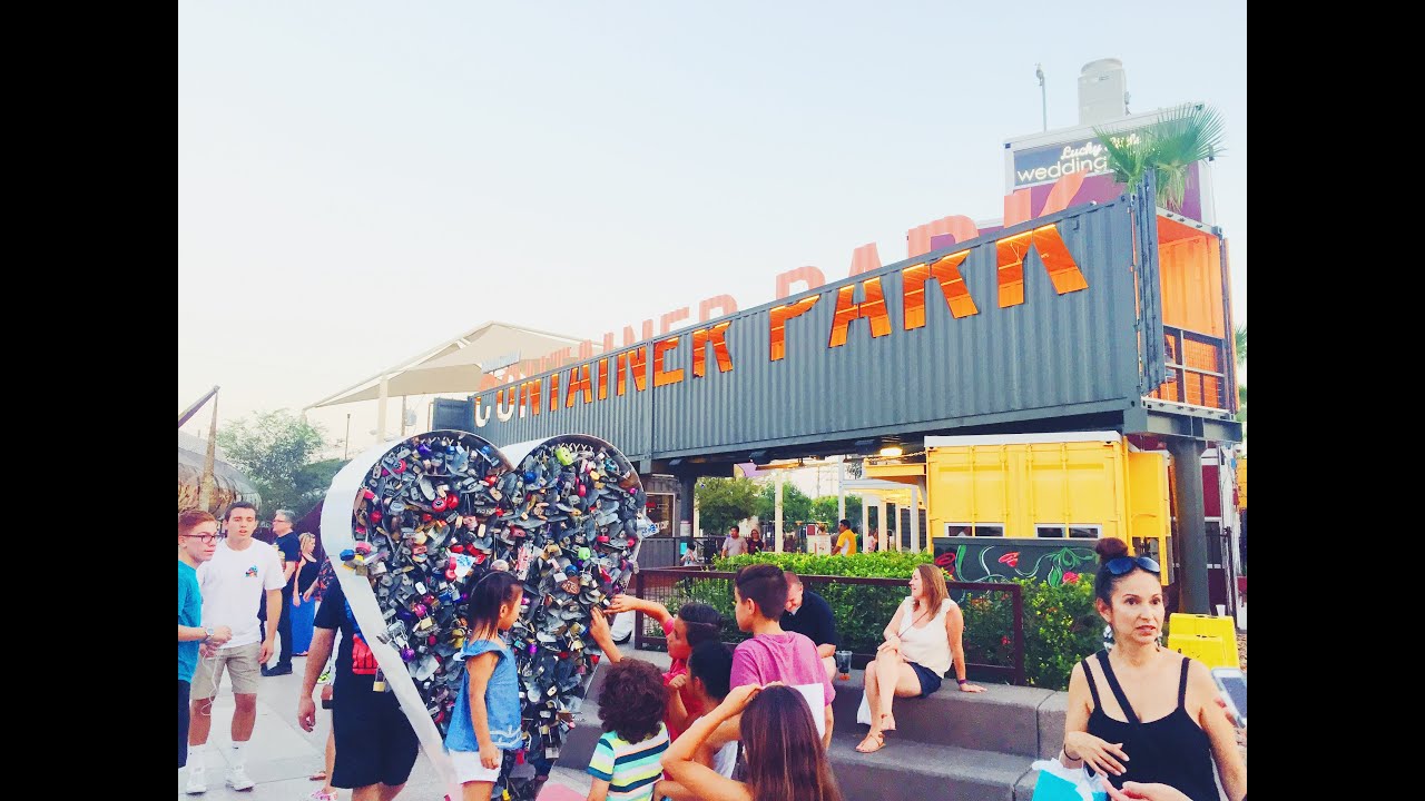 Downtown Las Vegas container park VLOG - YouTube