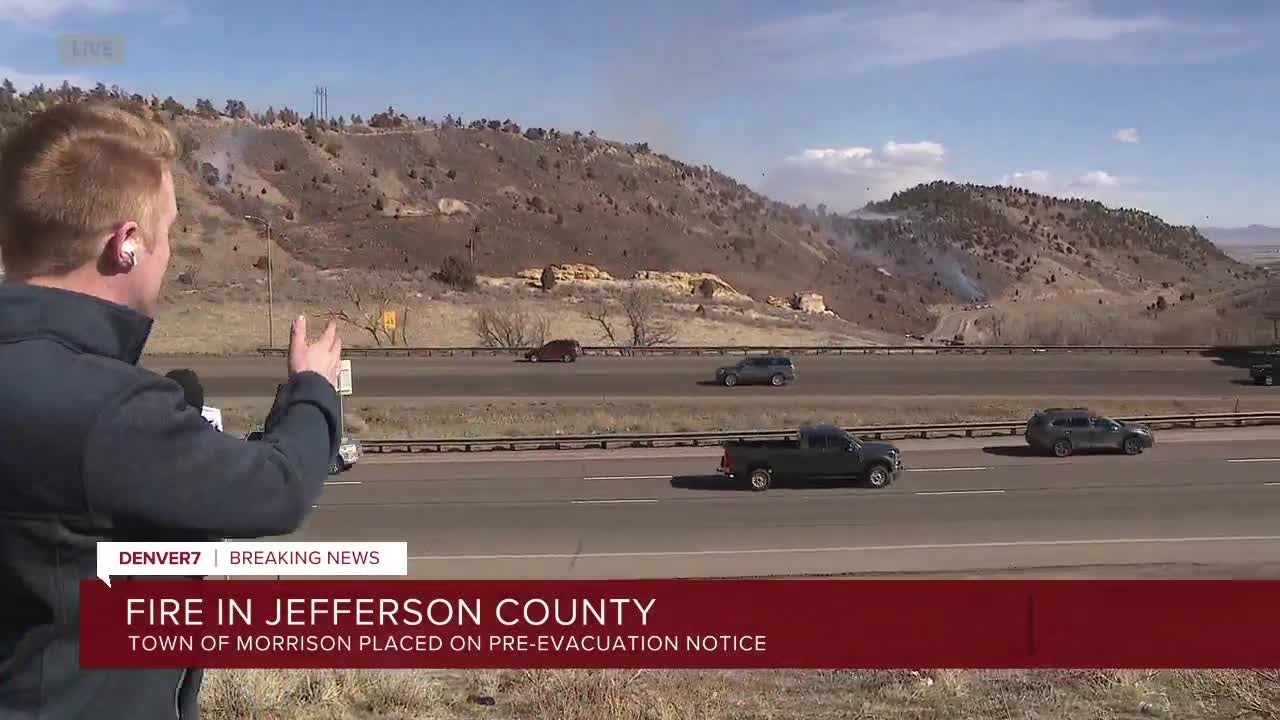 A look at crews battling Hogback Fire burning near Morrison - YouTube