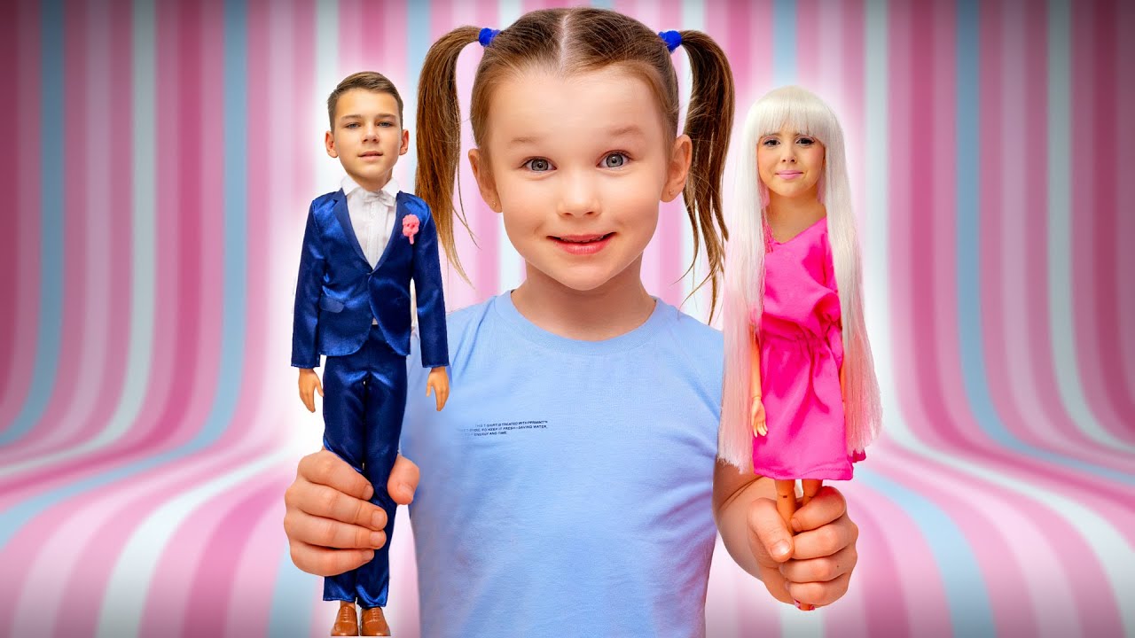 Becoming BARBIE in Real Life and other kids videos - YouTube
