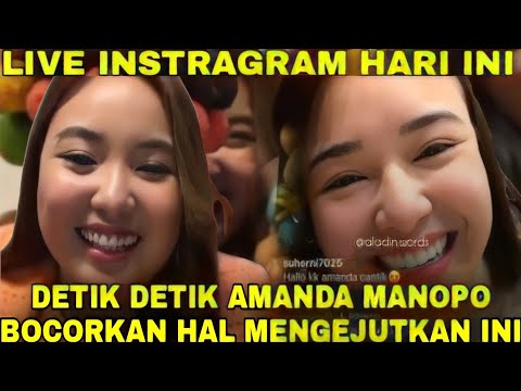 Viral !! Detik Detik Amanda Manopo Keceplosan Soal Ini Saat Live Instagram Bersama Sang Kaka !!