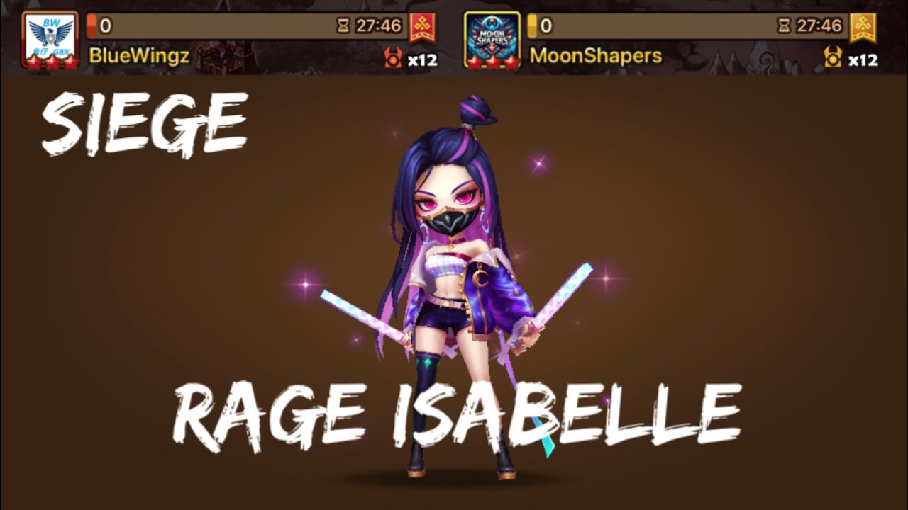 Rage Isabelle Is Very Dangerous! Summoners War - YouTube