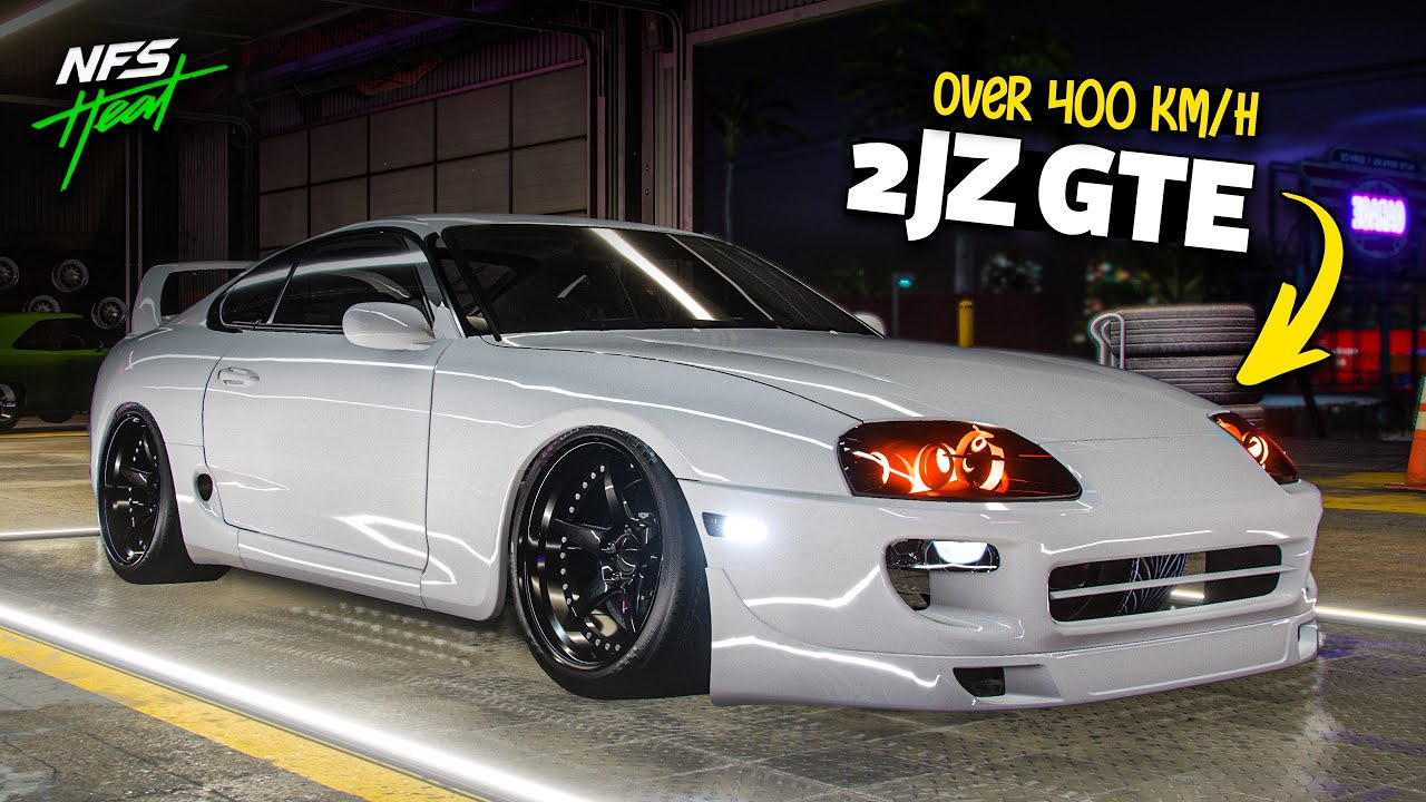 Impossible fast 2JZ TOYOTA SUPRA Customization - NFS Heat - YouTube