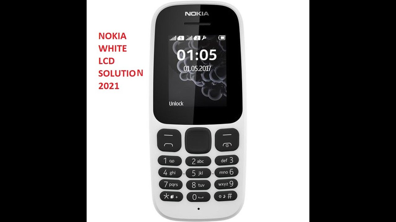 Nokia 105 White Display Solution / Nokia TA1010 Display Solution nokia ...