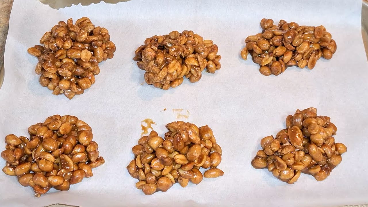 Easy Homemade Jamaican Peanut Drops (Peanut Cake) - YouTube