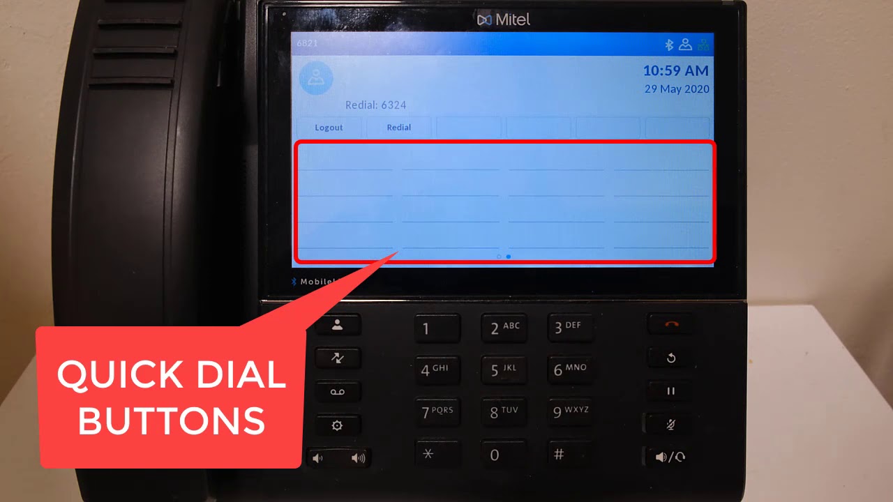 Mitel 6940 - Do Not Disturb - YouTube
