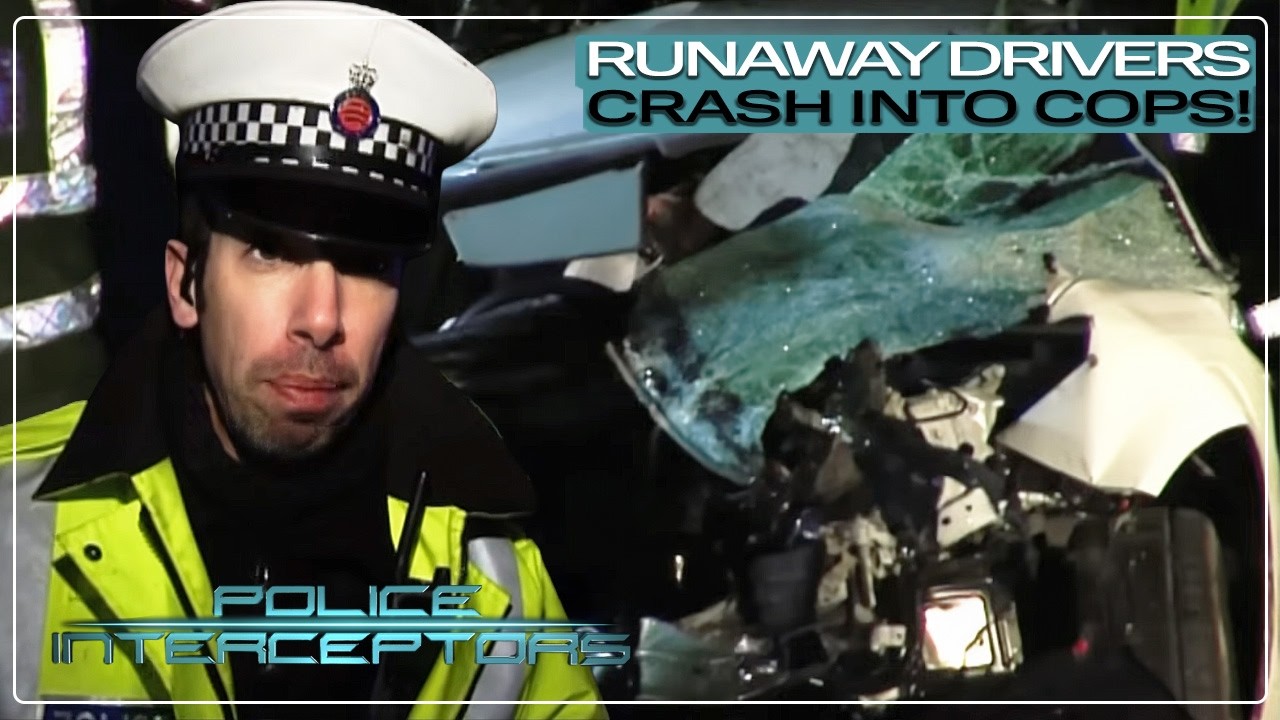 Runaway Drivers CRASH Into Cop Cars! | Police Interceptors COMPILATION ...