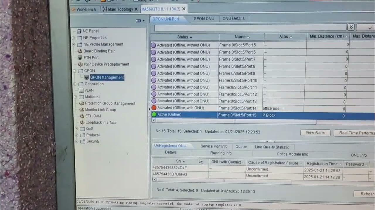 How to connect ONU to GPON OLT - YouTube