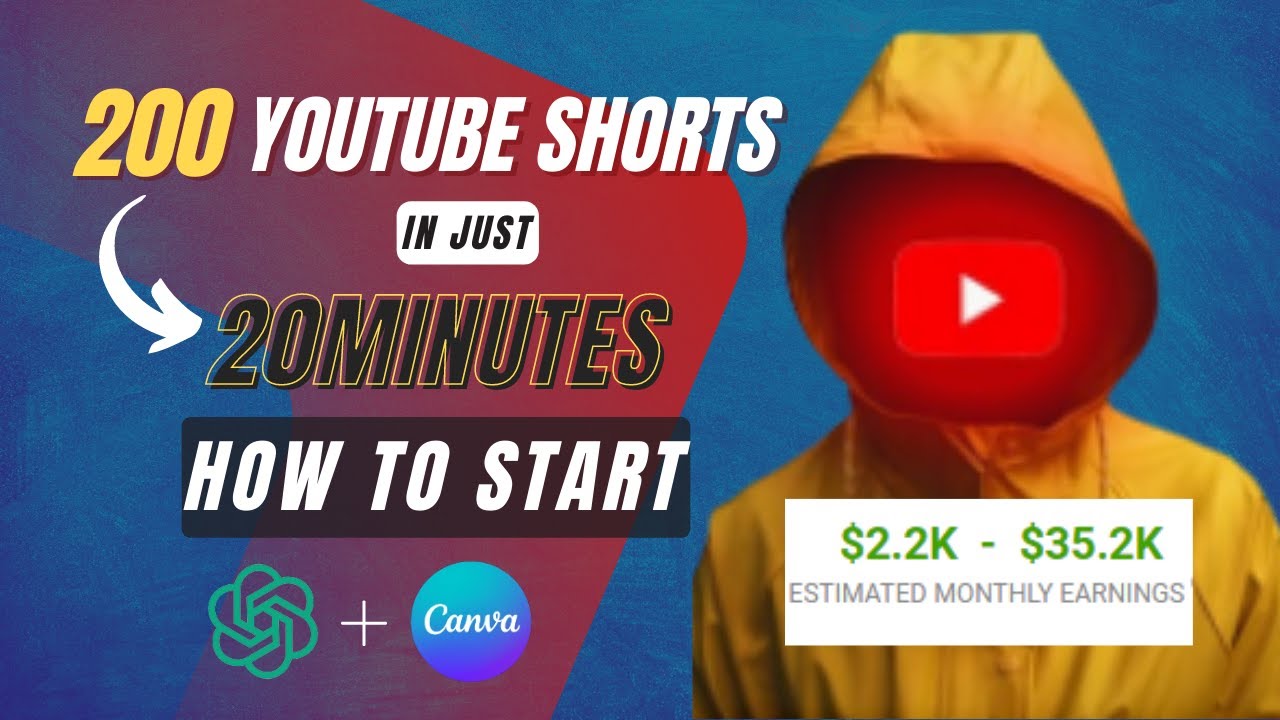 How I Made 200 Youtube Shorts In Just 20 Minutes For A Faceless Youtube ...