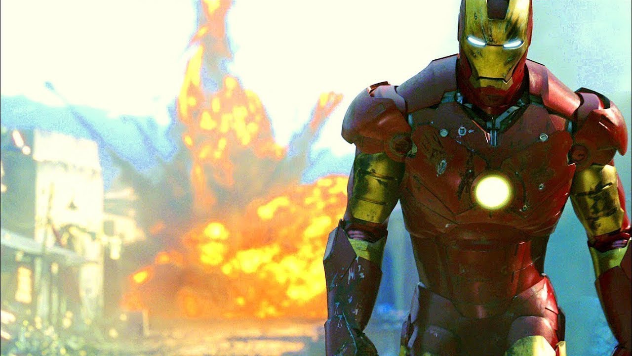 Demir Adam Teröristlere Karşı - Gulmira Dövüş Sahnesi - Iron Man (2008 ...