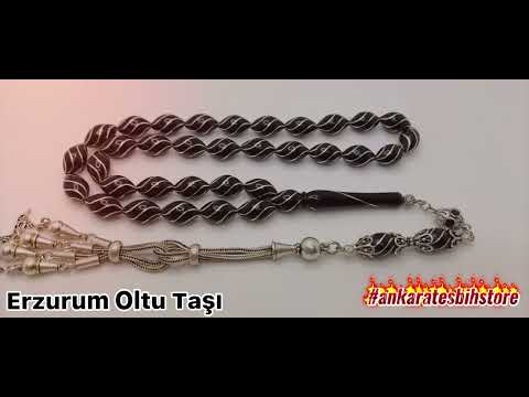 Erzurum Oltu Taşı Tesbih