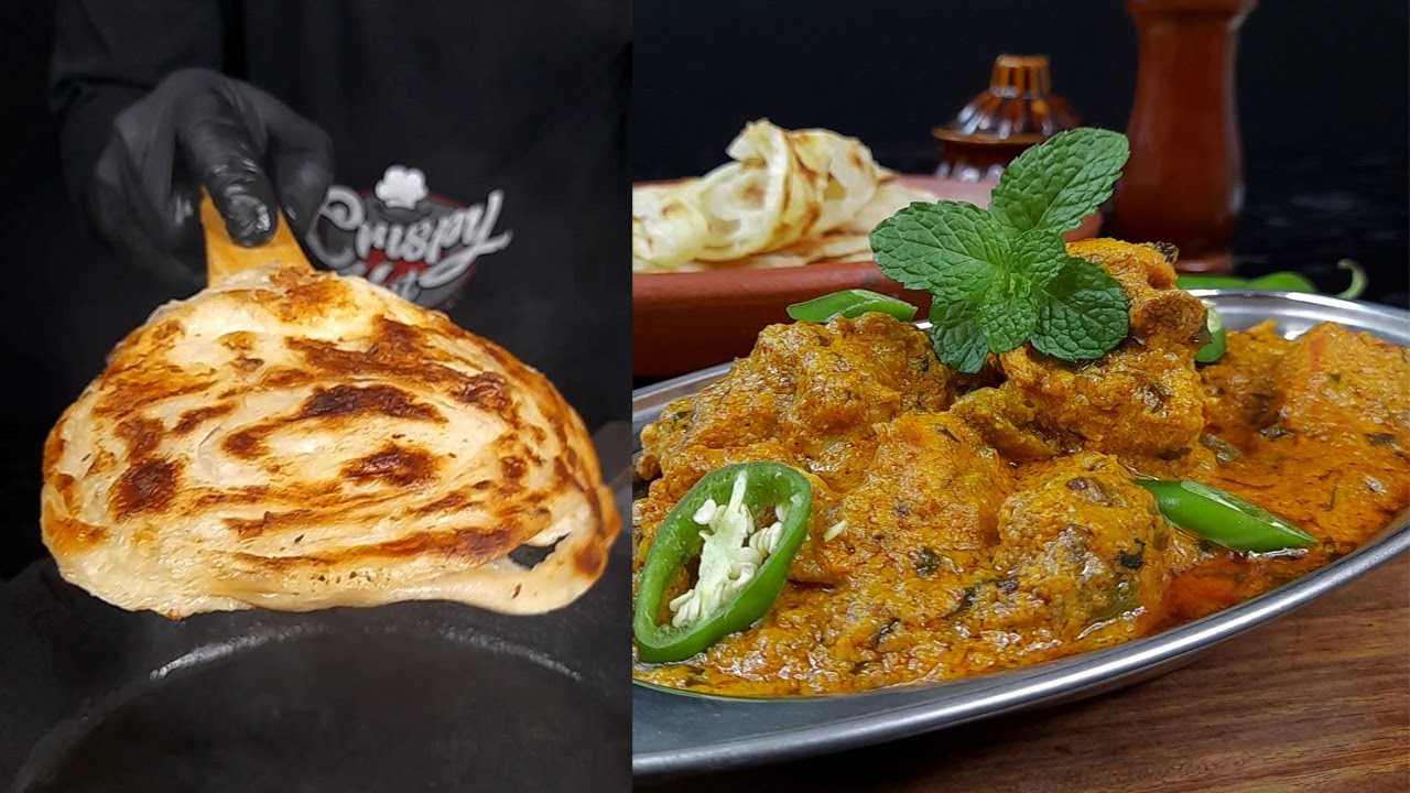 Reshmi Chicken with Parotta | ASMR Cooking | Reshmi Chicken Masala ...