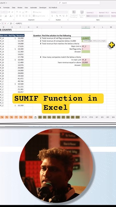 What is SUMIF Function in Excel? 💡 | Excel Tips for Beginners | #shortsfeed - YouTube