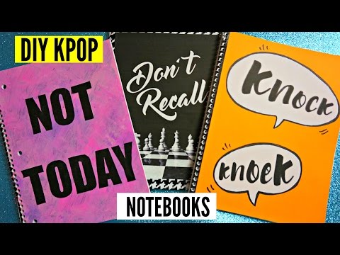 ►DIY KPOP NOTEBOOKS! BTS/TWICE/KARD (COLLAB)