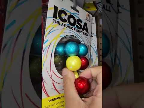 🟢ASMR MOST SATISFYING ICOSA THE ATOMIC FIDGET BALL #shorts #short # ...
