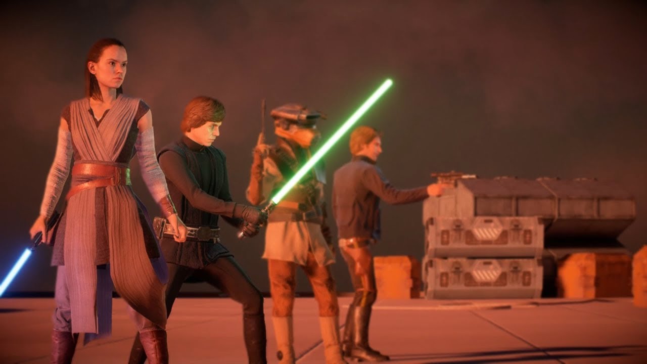 BATTLEFRONT 2 | REY GAMEPLAY | HEROES VS VILLAINS - YouTube