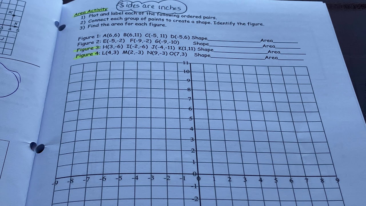 Shapes on Coordinate Plane - YouTube