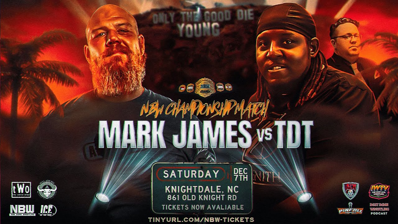 Mark James vs TDT w/ Ben Grayson |NBW Championship | Only the Good Die Young - YouTube