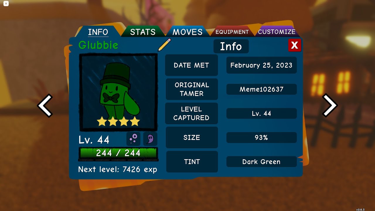 I found a Dark Green Tinted Glubbie in Roblox Doodle World (1/120k ...