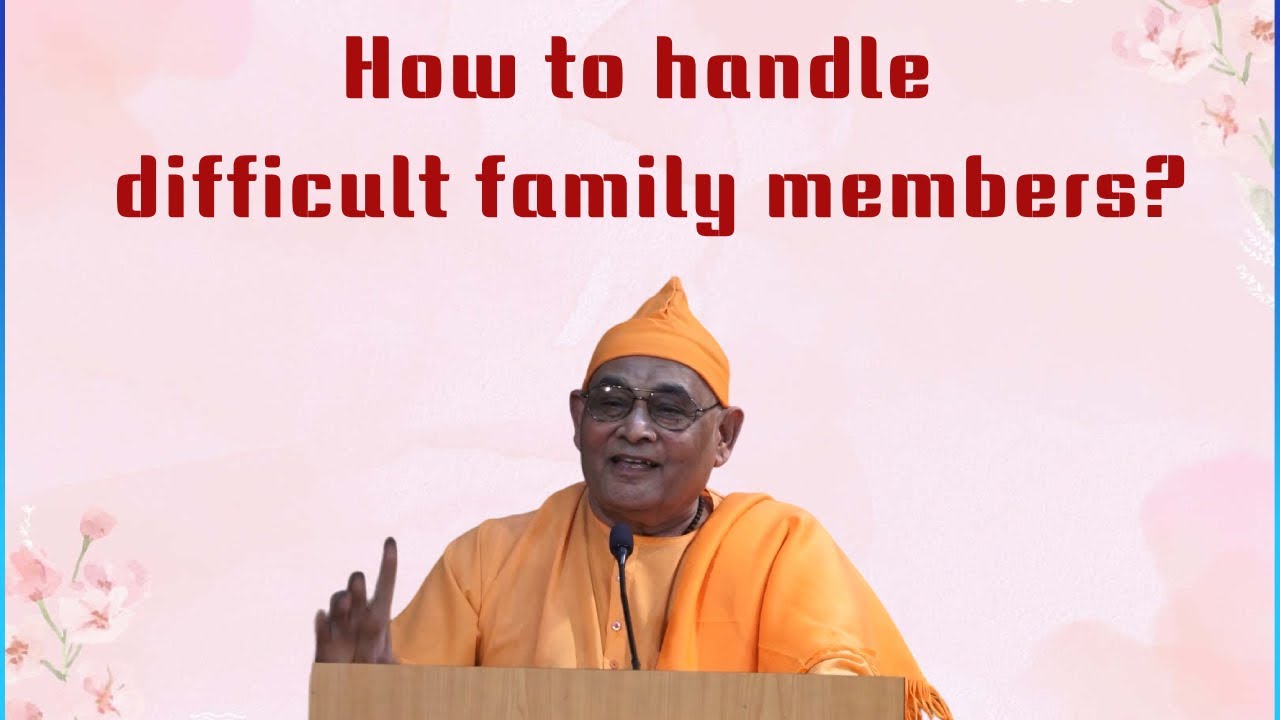 How to handle difficult family members? - YouTube