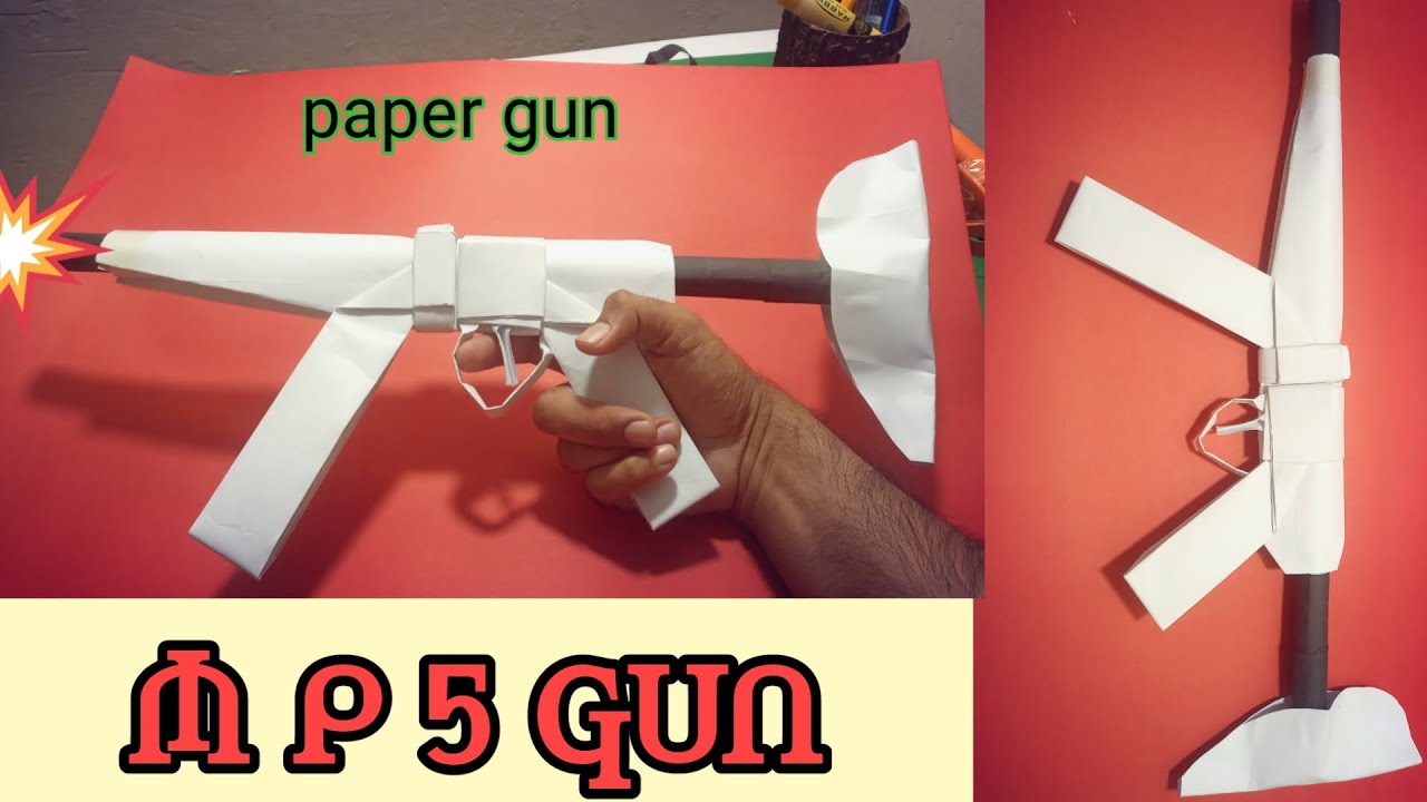 HOW TO MAKE A MP5 GUN | HOW TO MAKE A PAPER GUN | PUBG GUN - YouTube