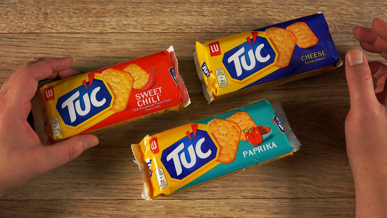 TUC Cheese Sweet Chili Paprika - YouTube