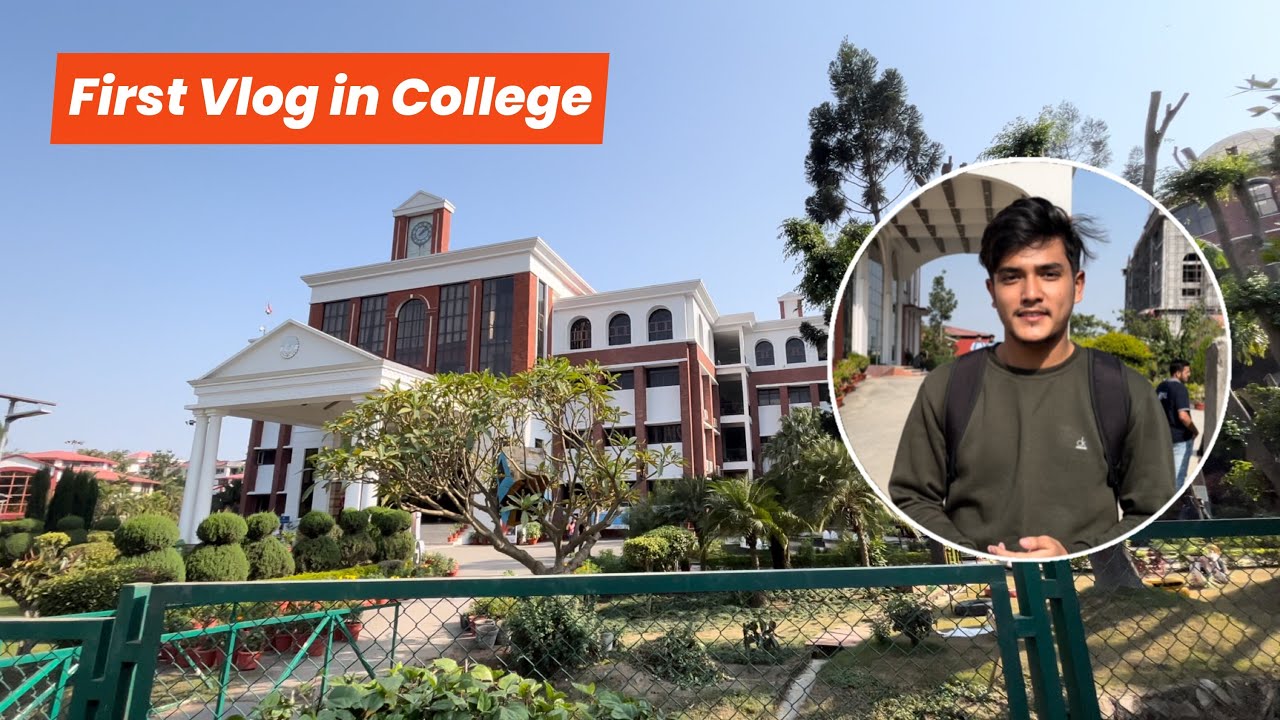 First Vlog In College || Graphic Era || Dehradun || GEU || GEHU - YouTube